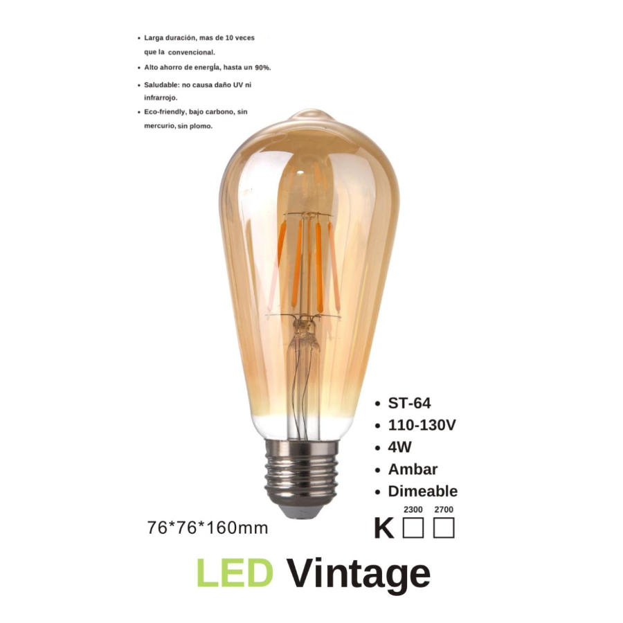 Foco Vintage ST-64 - GALERÍA DE LA DECORACIÓN